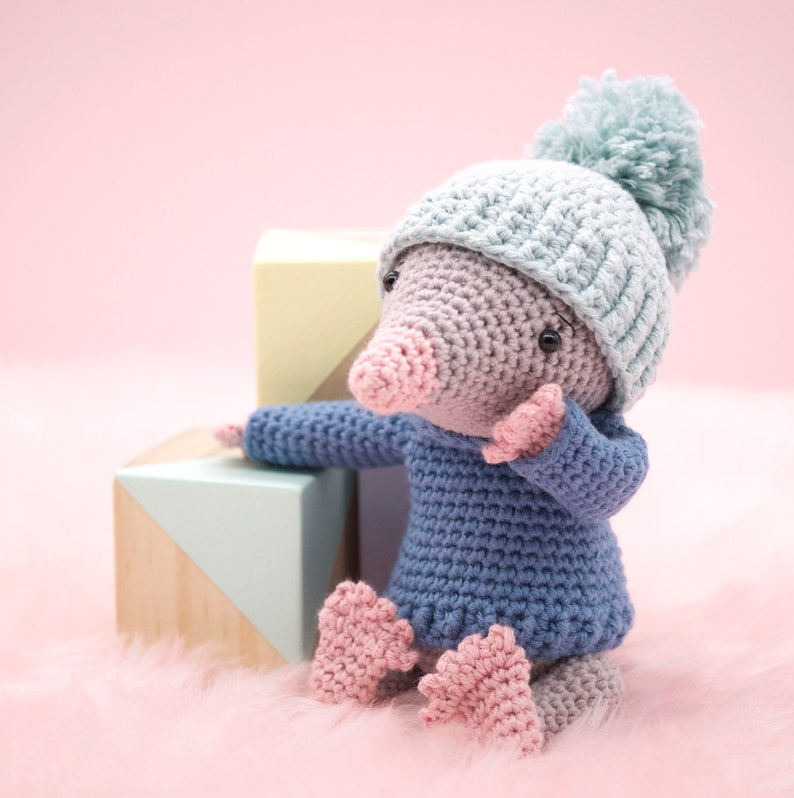 Amigurumi Crochet Pattern - Moochie the Mole (ENGLISH ONLY) - Etsy