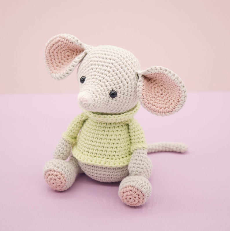 Amigurumi Crochet Pattern Albert the Mouse ENGLISH ONLY | Etsy UK