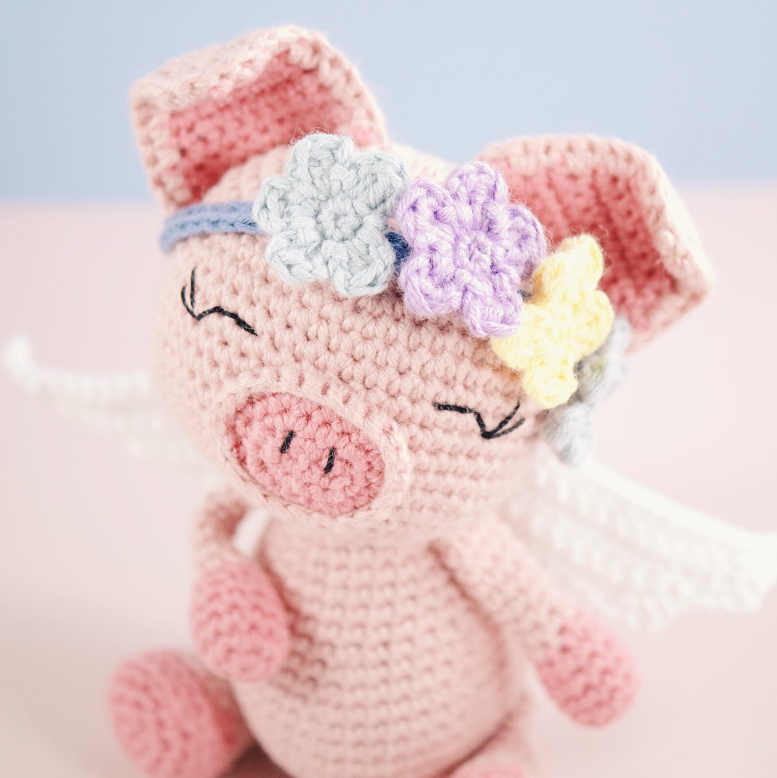 Amigurumi Crochet Pattern Pippa the Pig Angel ENGLISH ONLY | Etsy