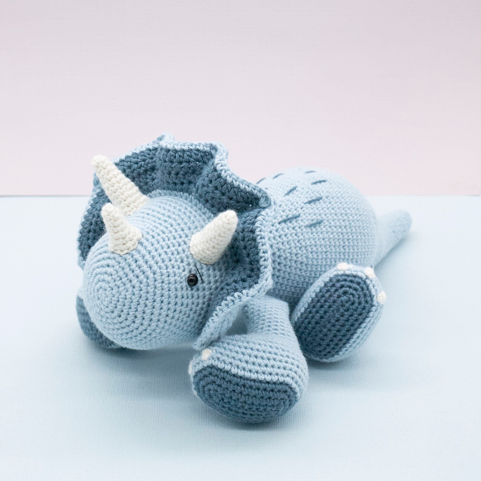 Amigurumi Crochet Pattern Sumo the Triceratops Dinosaur - Etsy UK
