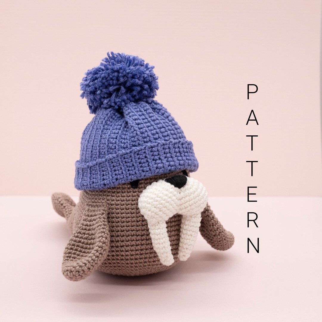 Amigurumi Crochet Pattern - Wally the Walrus (ENGLISH ONLY) - Etsy