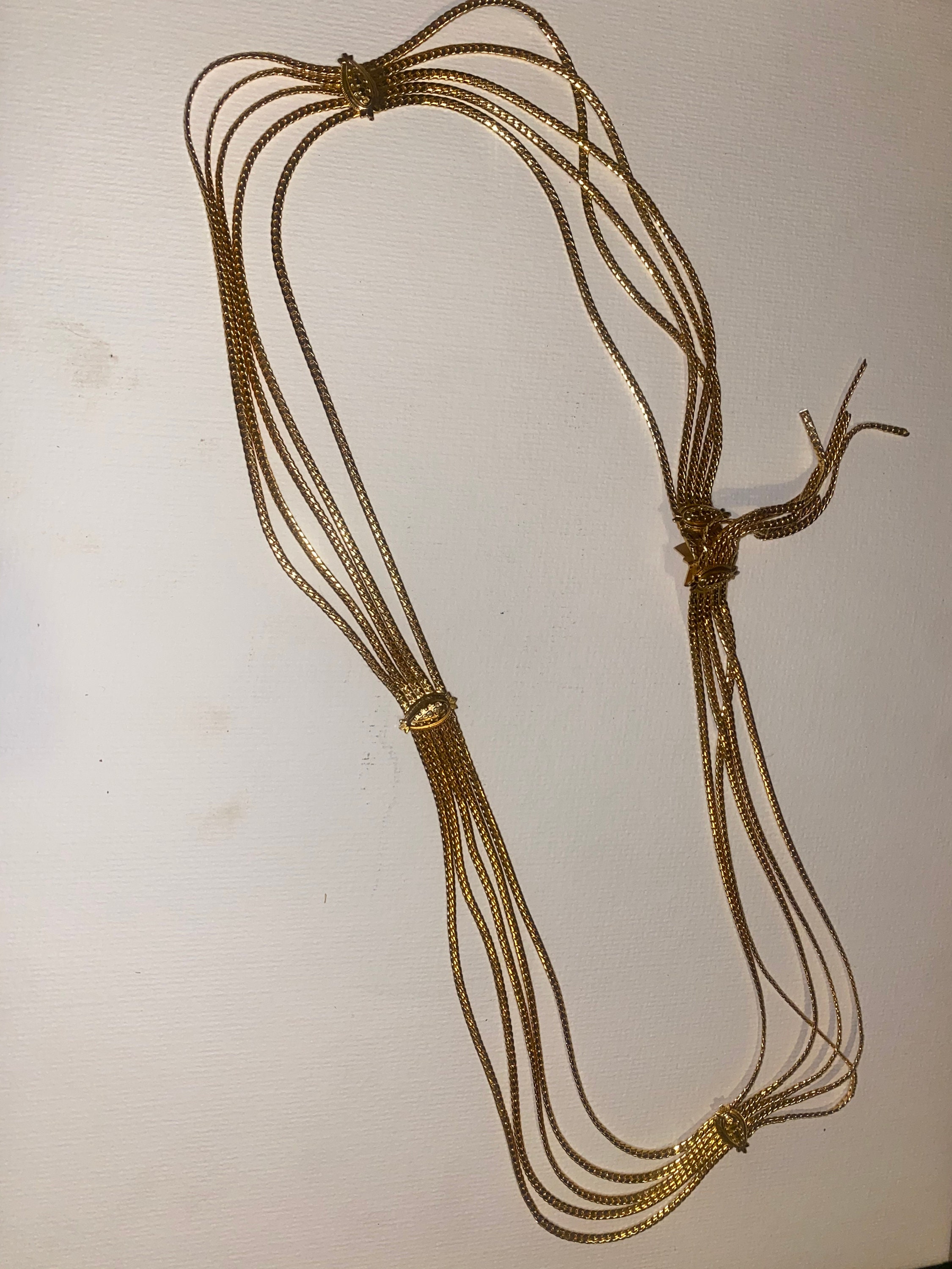 Vintage Dior Chain Belt - Etsy