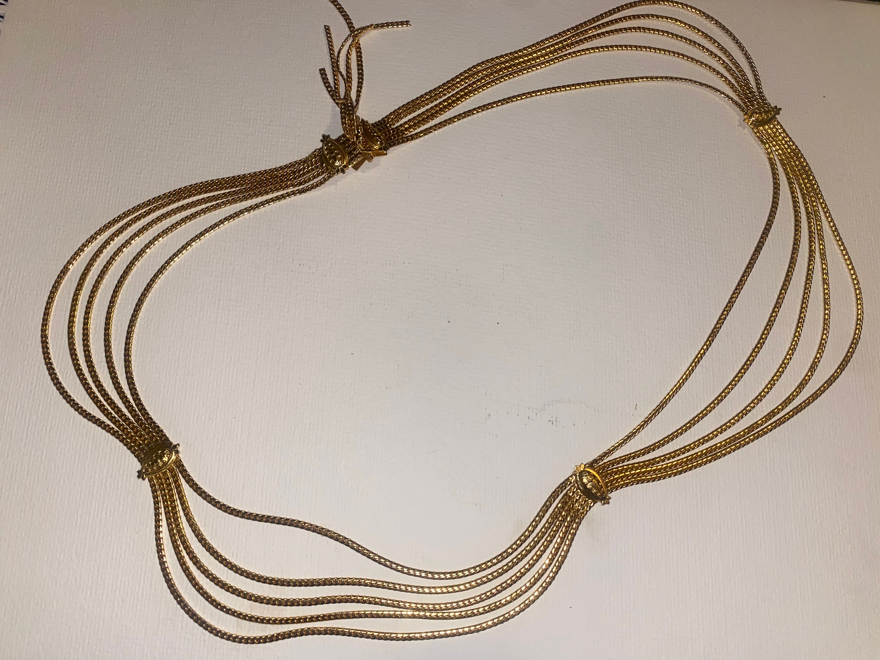 Vintage Dior Chain Belt - Etsy