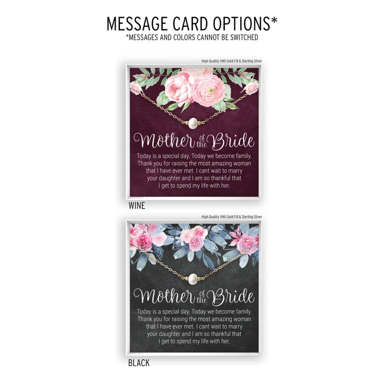 Mother of the Bride Gift Gift from Groom Pearl Necklace | Etsy