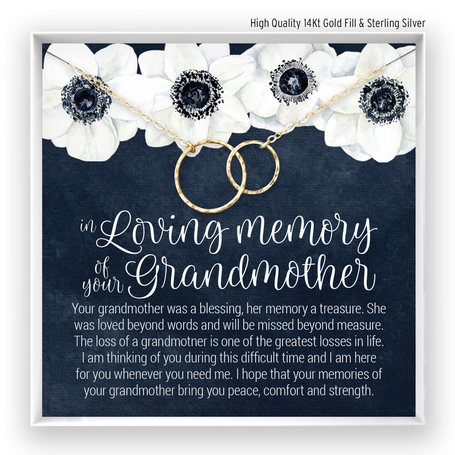 Loss of Grandmother Memorial Gift Sympathy Gift Remembrance - Etsy