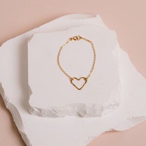 Aunt & Niece Necklace, Open Heart Necklace, Aunt Gift, Heart Bracelet ...