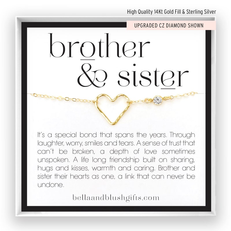 Brother Sister Necklace - Etsy
