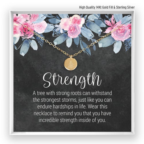 Strength Necklace Tree Necklace Healing Jewelry - Etsy