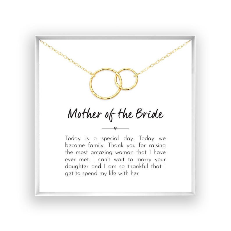 Mother of the Bride Necklace Gift, Bride Mom Jewelry, Wedding Gift ...