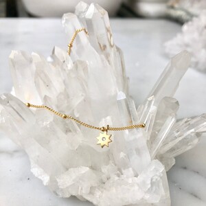 Tiny Sun Necklace, Be the Sunshine, Sungift, Dainty Sun Charm ...