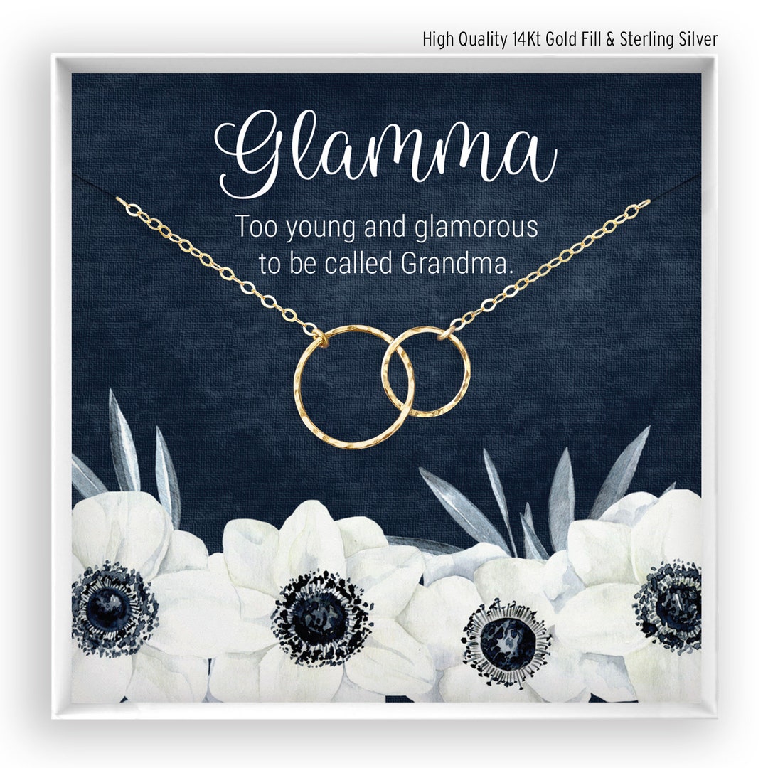 Grandmother Necklace, Glamma Gift, Gift for Grandmother, Grandma to Be ...