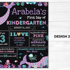 First Day of Pre-k Sign INSTANT DOWNLOAD PRINTABLE First Day of School ...