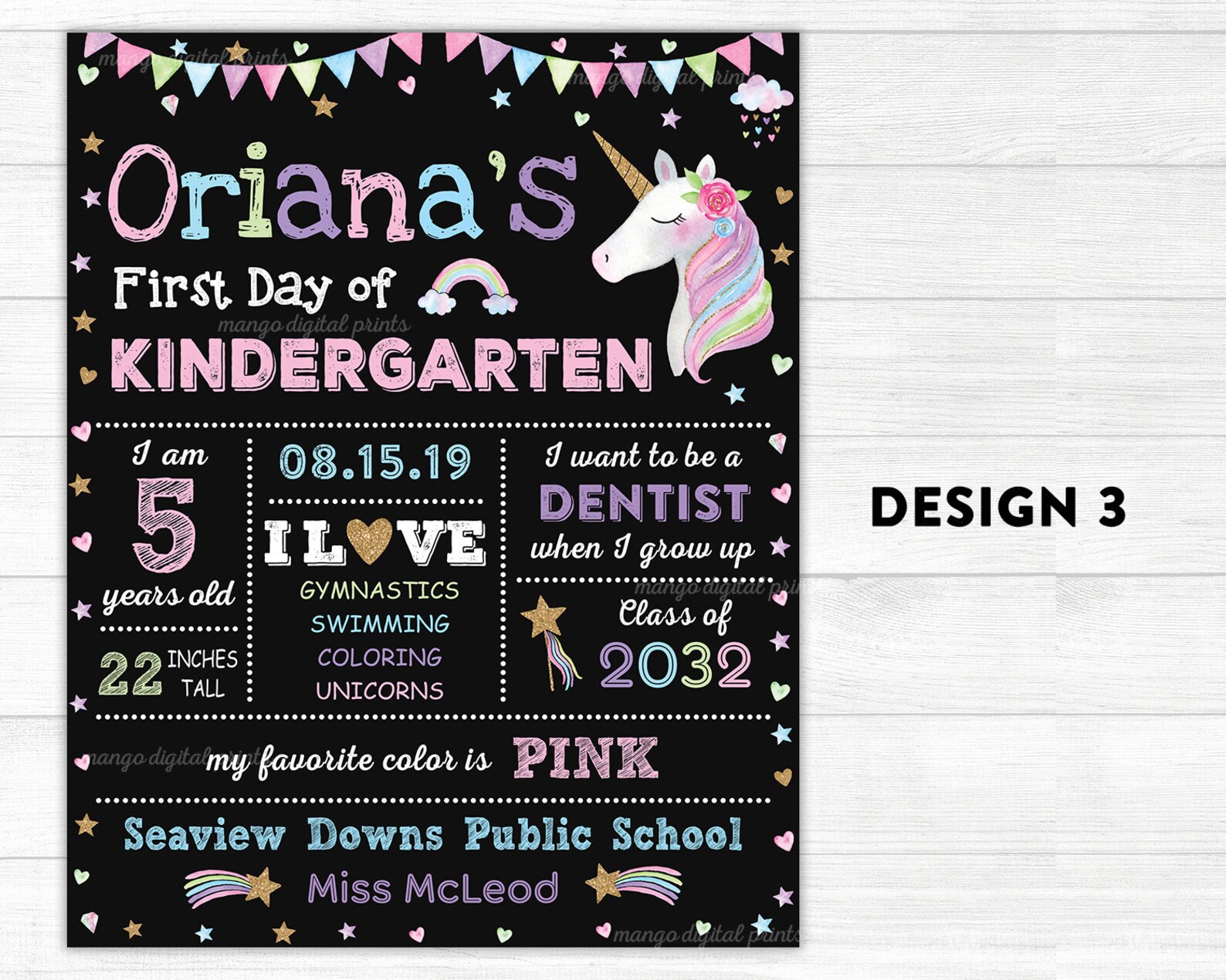 Editable Back to School Sign Printable First Day of School - Etsy