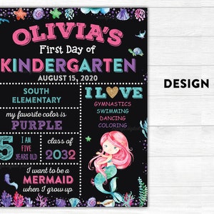 First Day of Pre-k Sign INSTANT DOWNLOAD PRINTABLE First Day of School ...