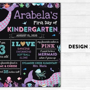 First Day of Pre-k Sign INSTANT DOWNLOAD PRINTABLE First Day of School ...