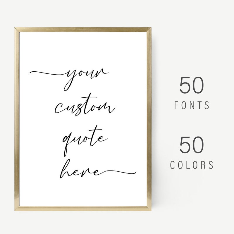 Framed Quotes - Etsy
