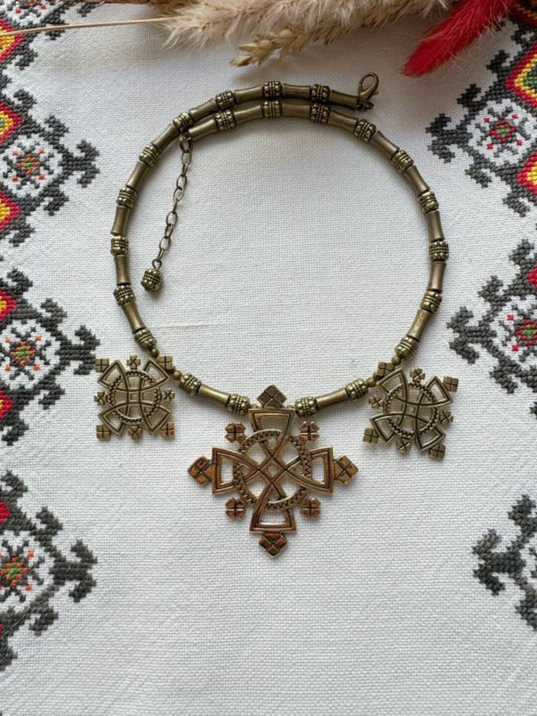 Ukrainian Traditional Necklace Zgardy, Accessories Handmade Necklace ...