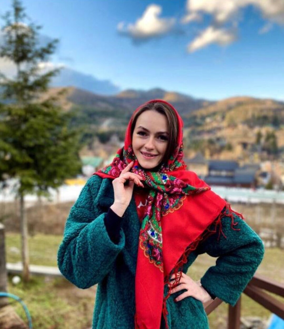 Ukrainian Shawl Traditional Gifts for Women Shawl Bohemian - Etsy
