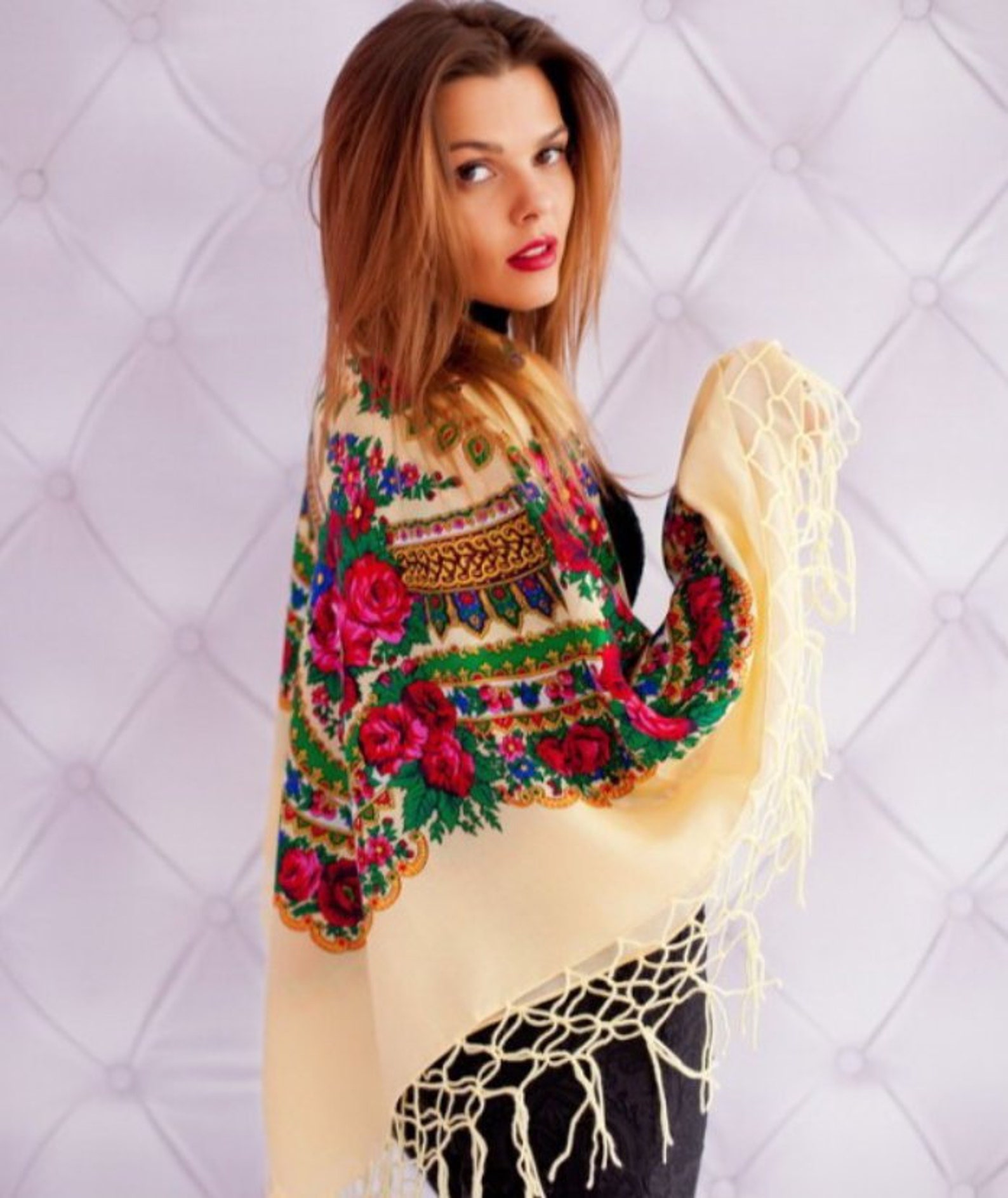 Ukrainian Shawl Traditional Gifts for Women Ukraine Shops - Etsy