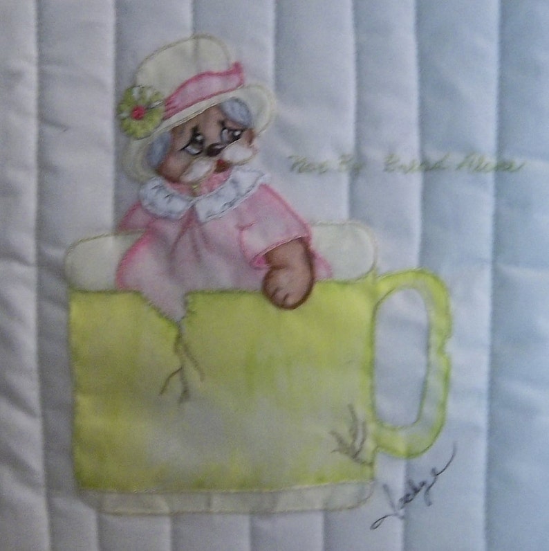 Embroidered Mug Rugs Pattern - Etsy