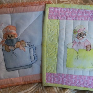 Embroidered Mug Rugs Pattern - Etsy