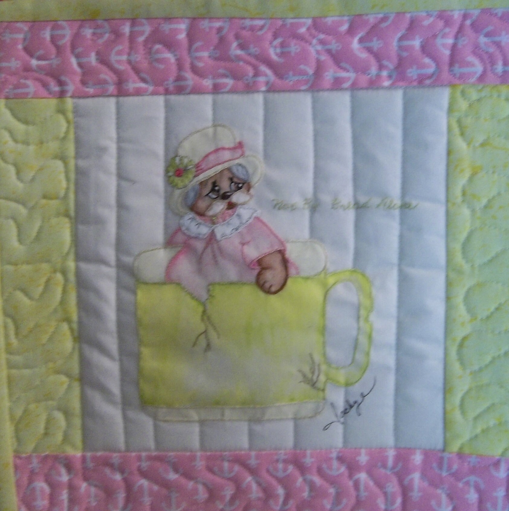 Embroidered Mug Rugs Pattern - Etsy