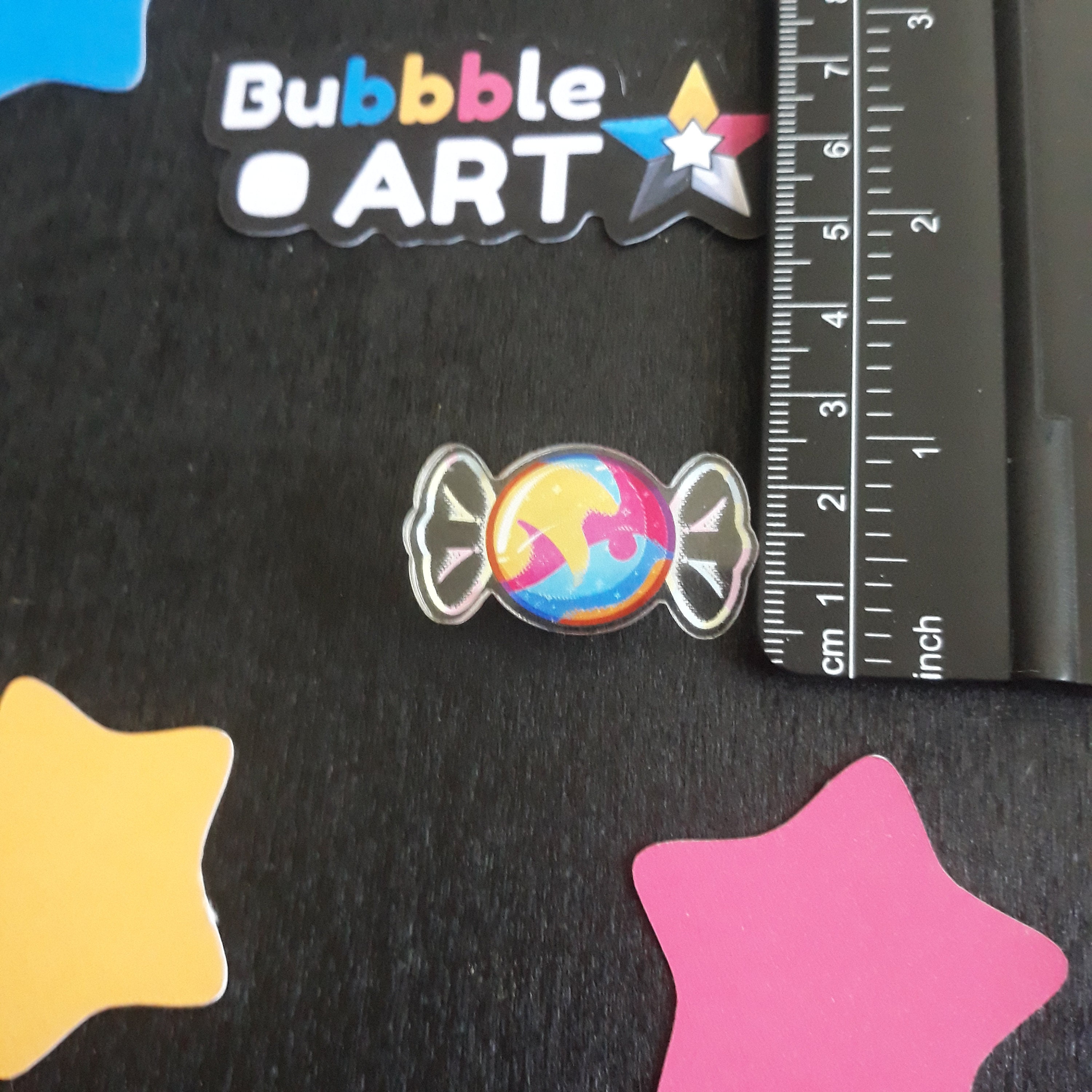 Cute Kawaii Candy Acrylic Pin - Etsy