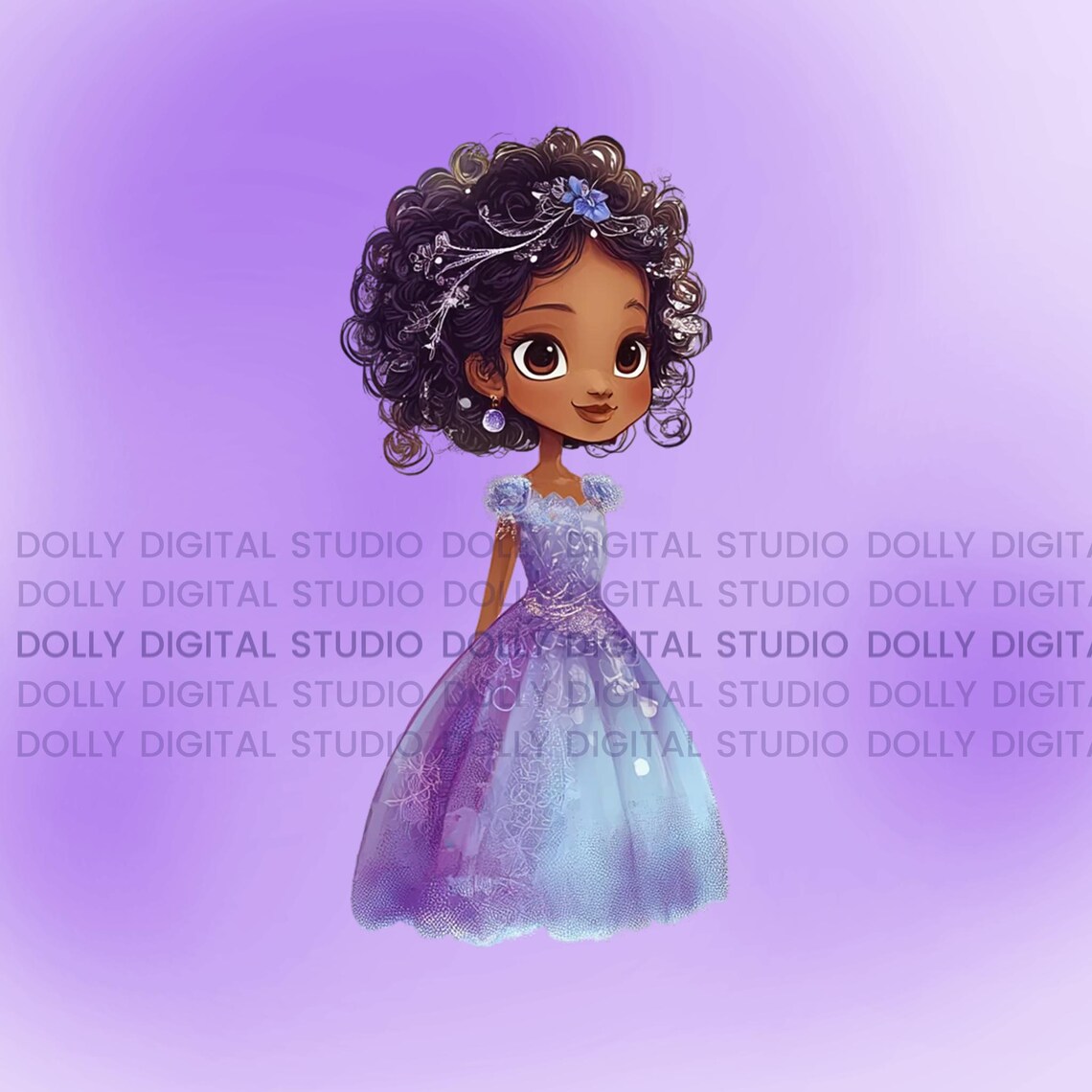 Black Princess PNG, African American Princess PNG, Melanin Princess PNG ...