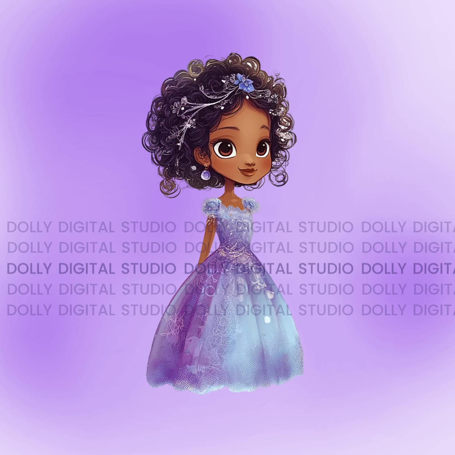 Black Princess PNG, African American Princess PNG, Melanin Princess PNG ...