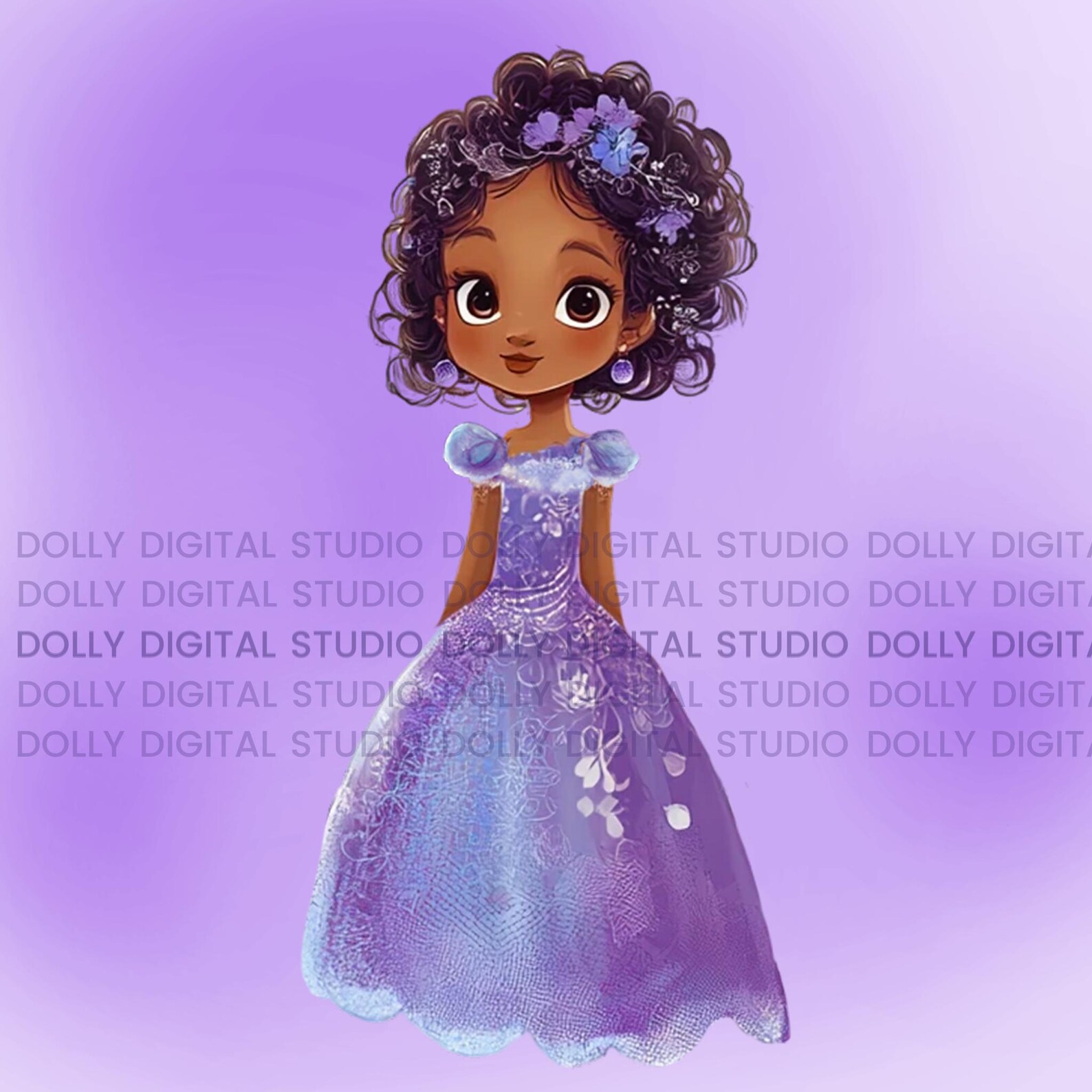 Black Princess PNG, African American Princess PNG, Melanin Princess PNG ...