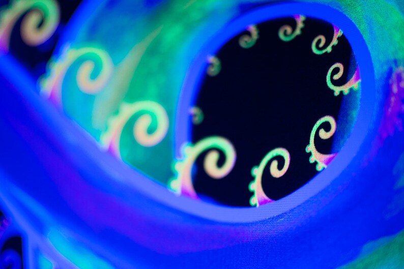 Trippy Tapestry Psychedelic Evolution Colorful UV Backdrop - Etsy