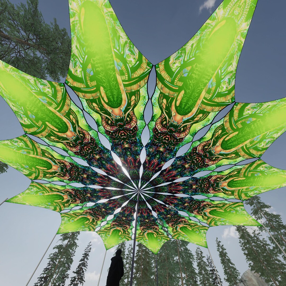 Ceiling Decoration - Alien Enlightenment Collection - Trippy Alien ...