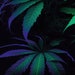 Trippy Tapestry Marijuana Skull V2 Colorful UV Backdrop Digital Painting Dark Tapestry ...