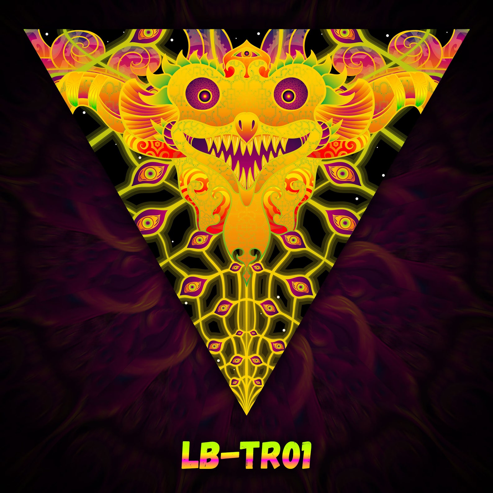 Dj-stage Decor Psychedelic Uv-reactive Party Decoration Design Set Lb ...