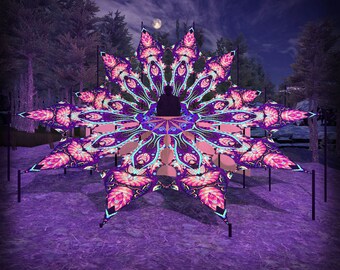 DJ Booth Stage Jungle Snakes Collection tropical Venom and emerald ...