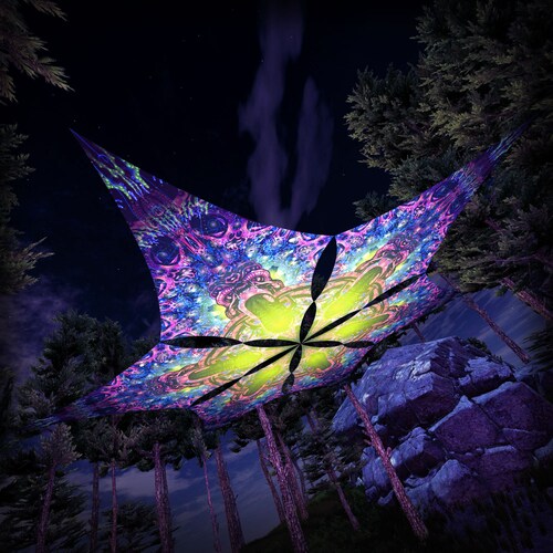 Alien Enlightenment Dj-booth Decoration Psychedelic - Etsy