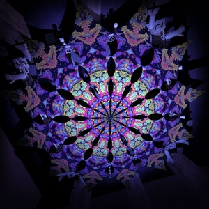 Ceiling Decoration - "temples" Petals - Psychedelic Canopy – 12 Petals ...
