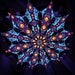 Ceiling Decoration - Psychedelic Uv-reactive Canopy – 6 Petals Set ...