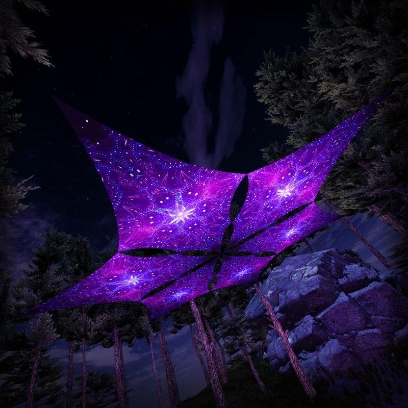 Uv Reactive Canopy Walls - Etsy