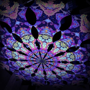 Ceiling Decoration - "temples" Petals - Psychedelic Canopy – 12 Petals ...