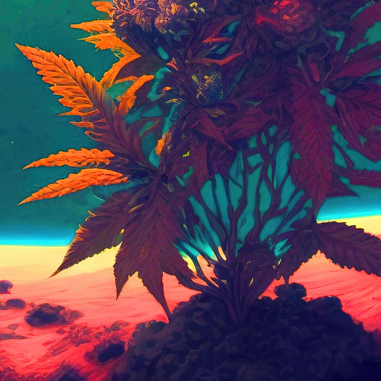 Trippy Tapestry Marijuana Astronaut V3 Colorful UV Backdrop XL Dark Tapestry Psychedelic Uv ...