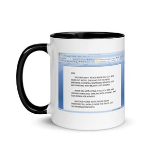 Jersey Shore Letter to Sammi From Snooki and Jwoww Mug - Etsy