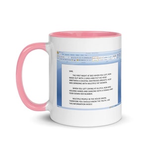 Jersey Shore Letter to Sammi From Snooki and Jwoww Mug - Etsy