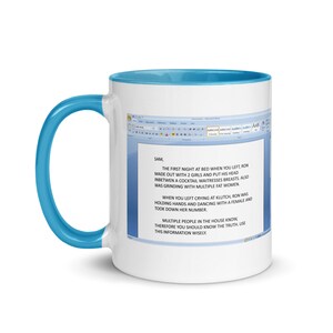 Jersey Shore Letter to Sammi From Snooki and Jwoww Mug - Etsy