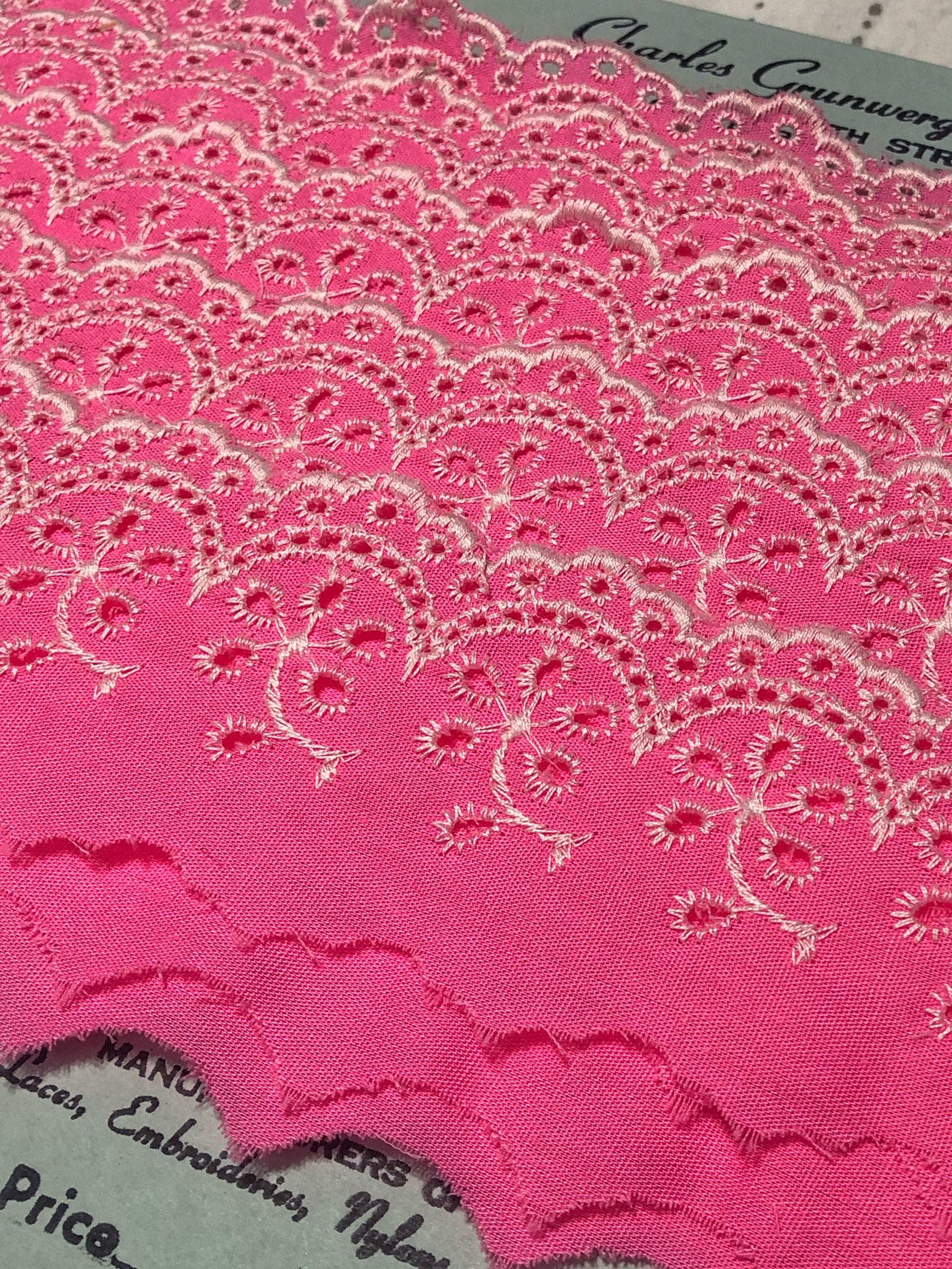 Vintage Cotton Eyelet Trim - Etsy