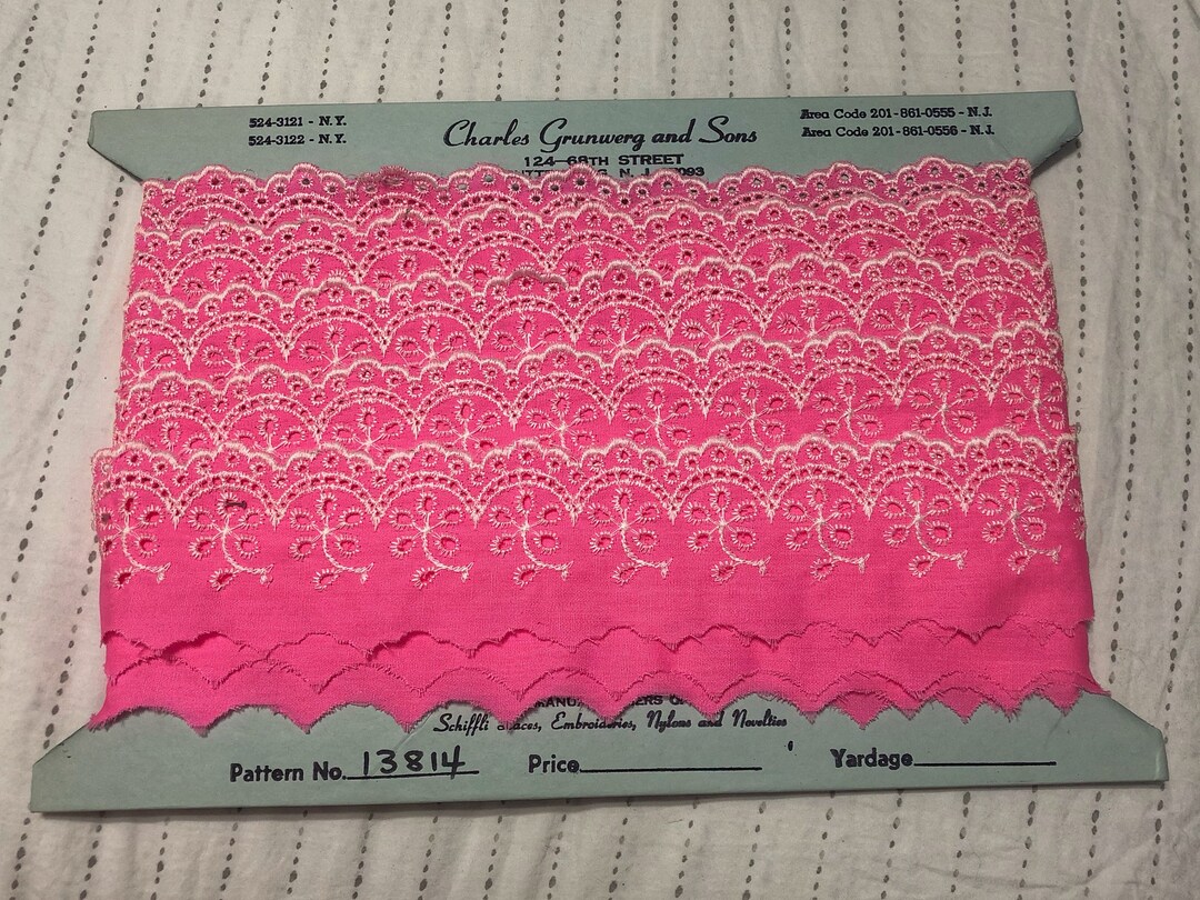 Vintage Cotton Eyelet Trim - Etsy