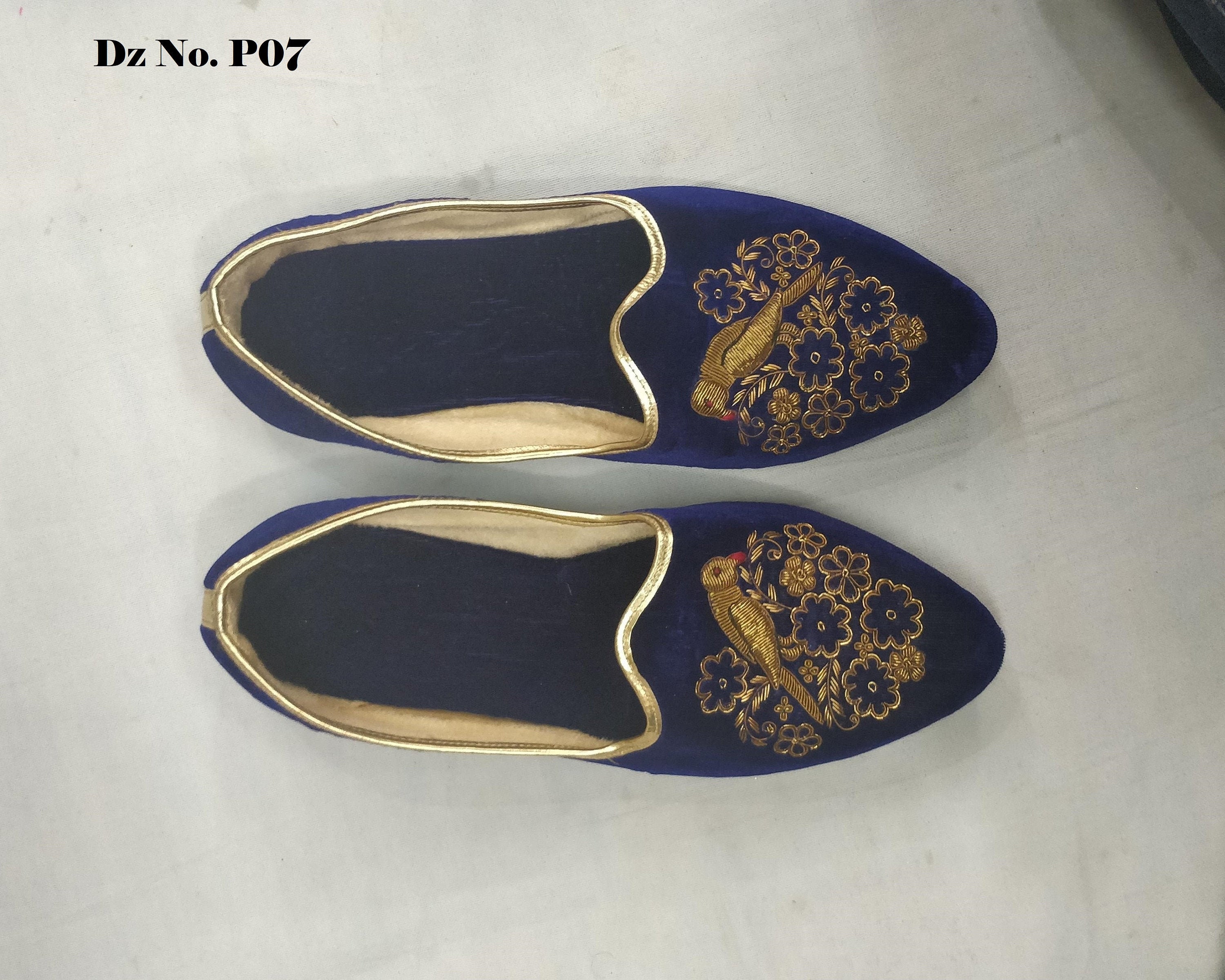 Custom Made Mojari for Men With Hand-made Zardozi Work (customization ...