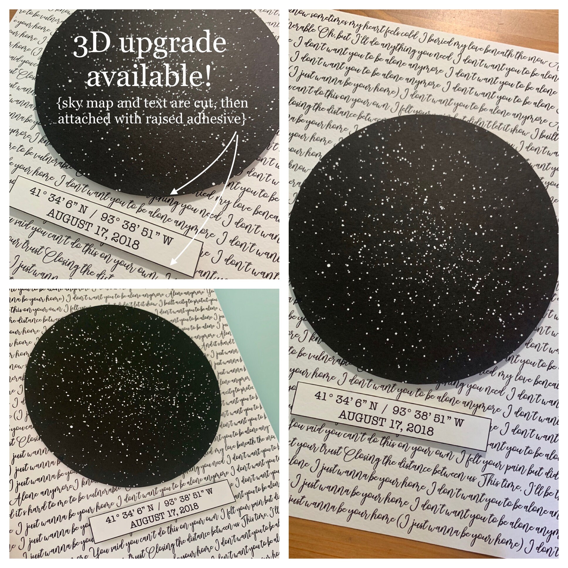 Personalized Star Map Sky Map Prints Engagement Gift for | Etsy