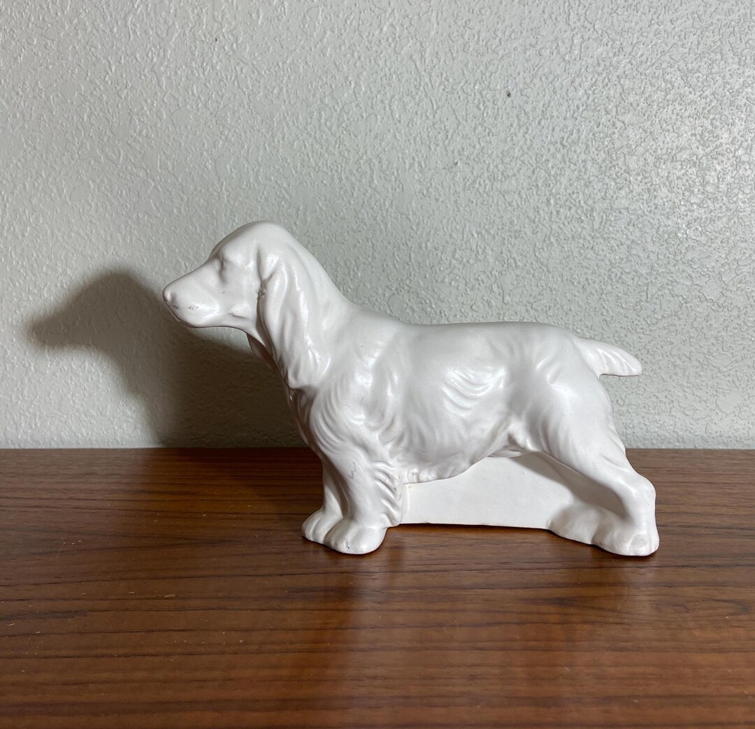 Vintage Ceramic Cocker Spaniel Dog Planter - Etsy