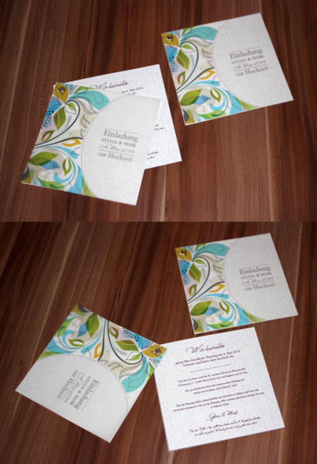 Wedding Invitation Fans Flower Dream - Etsy UK